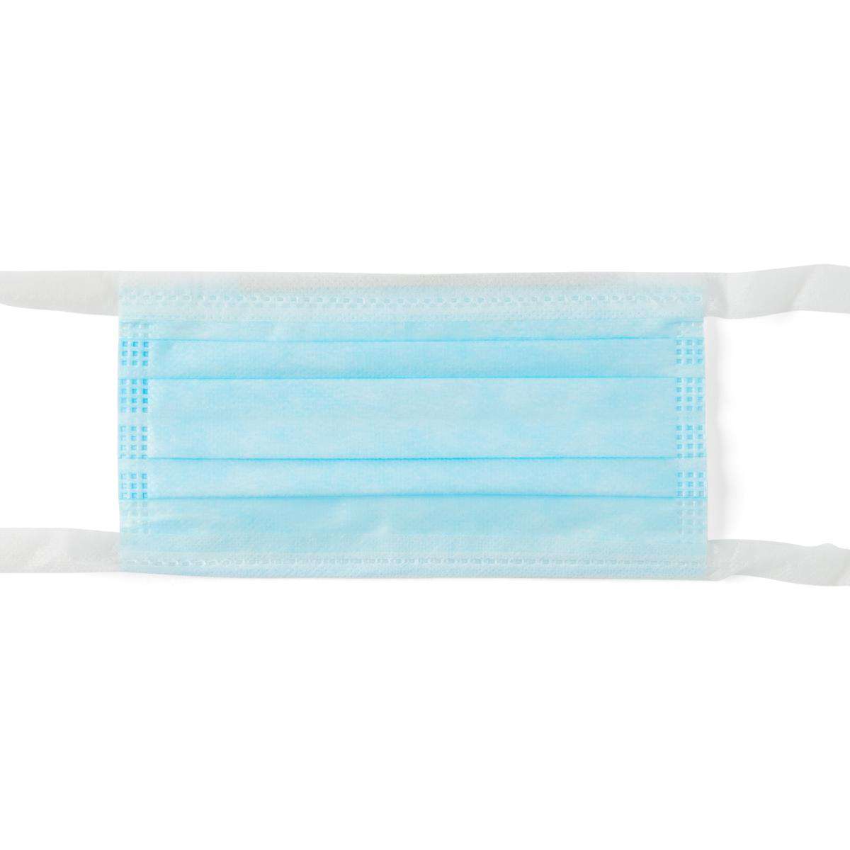 Medline ASTM Level 1 Surgical Mask with Horizontal Ties | Masks & Eyewear